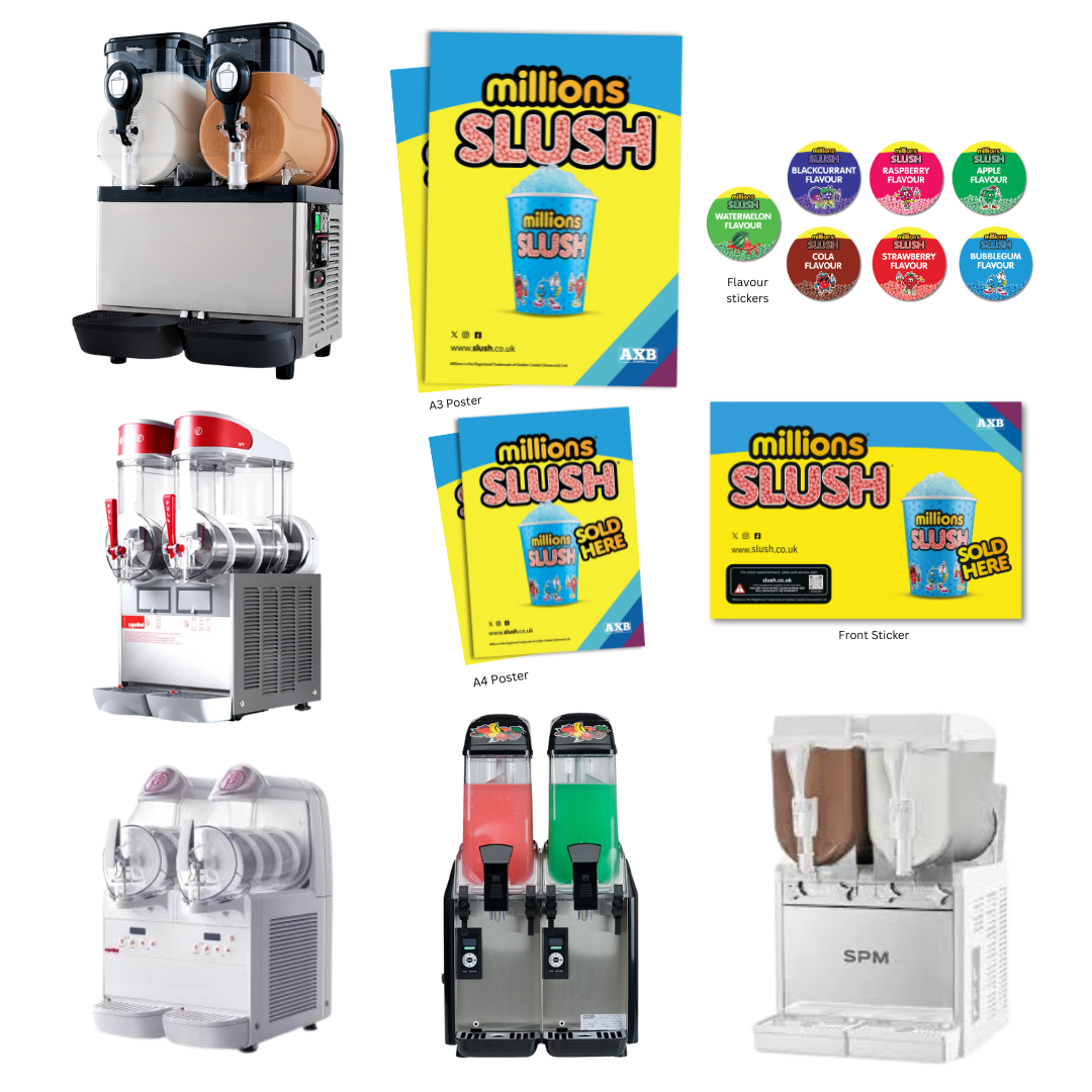Millions® Full POS and Branding Pack - Other Twin Machines | Slush Direct