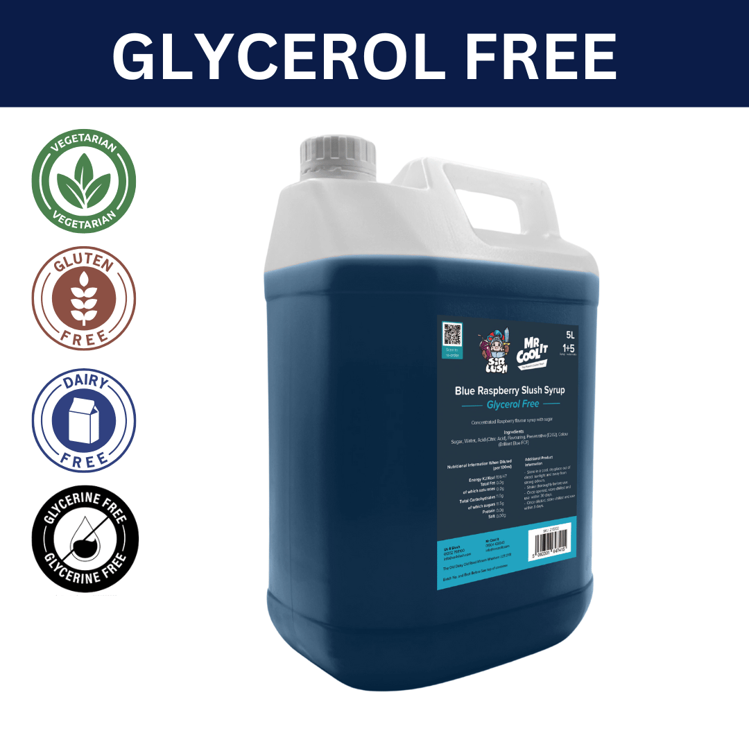 Blue Raspberry Glycerol-Free Slush Syrup | Slush Direct