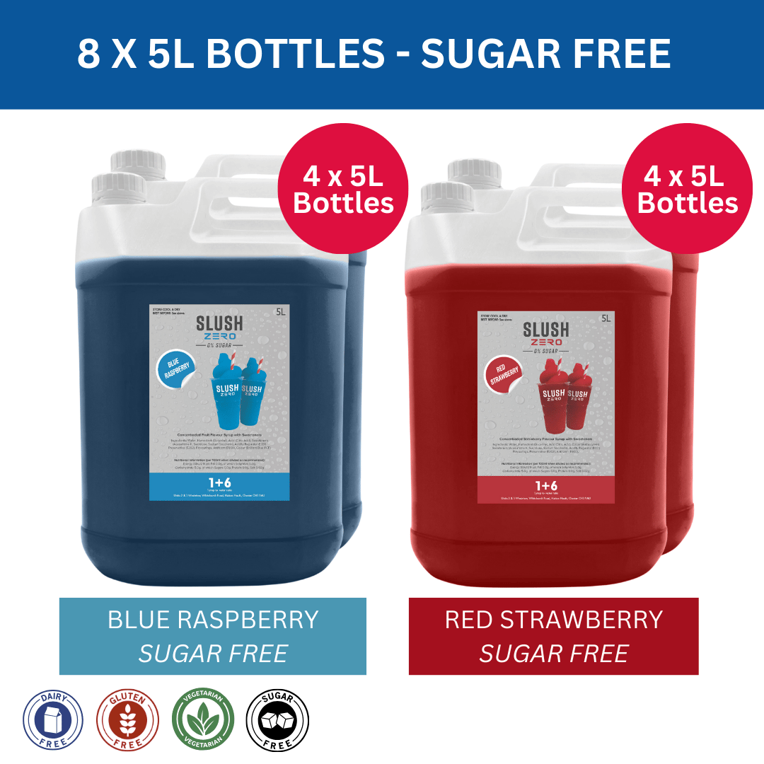 8-Pack Classic Tastes Sugar Free Syrup Bundle | Slush Direct