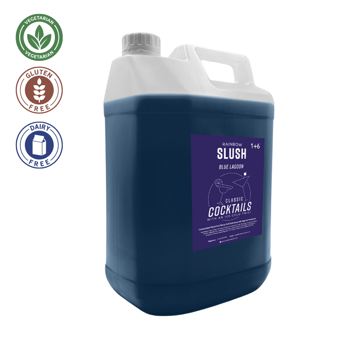 Blue Lagoon Cocktail Slush Syrup, 5L - Bulk Buy Discounts | Slush.co.uk