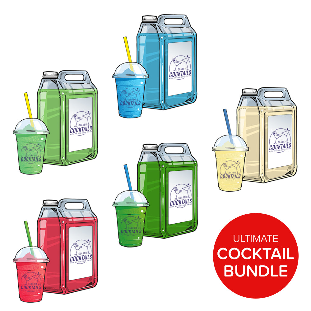 Slush Syrup Bundle, Ultimate Cocktail - 20-Pack | Slush.co.uk