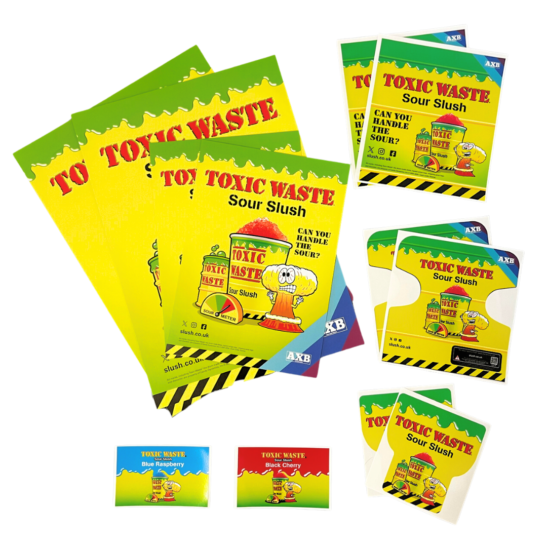 Toxic Waste® POS & Branding Pack for Regular Twin with Metal Front ...